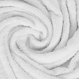 Personalized Cotton Towel for Beach - Free Embroidery Available - White