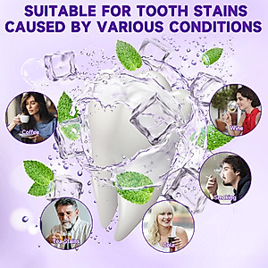 ZXSUCH Purple Toothpaste for Teeth Whitening