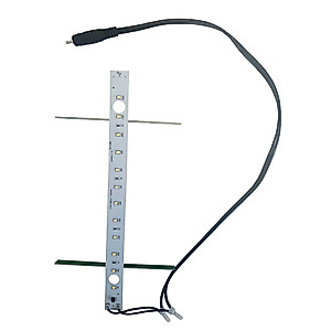 OCS Parts 46331.0001 LED Light and Cord Assembly | Replacement Light and Cord for Bunn Frozen Beverage Dispenser Upper Hopper Covers