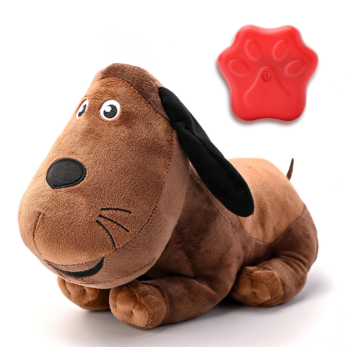 YANWIN Heartbeat Puppy Toy, Dog Heartbeat Toy for Separation Anxiety Relief, Puppy Toy with Heartbeat Stuffed Animal Anxiety Calming Behavioural Aid Toy for Dogs