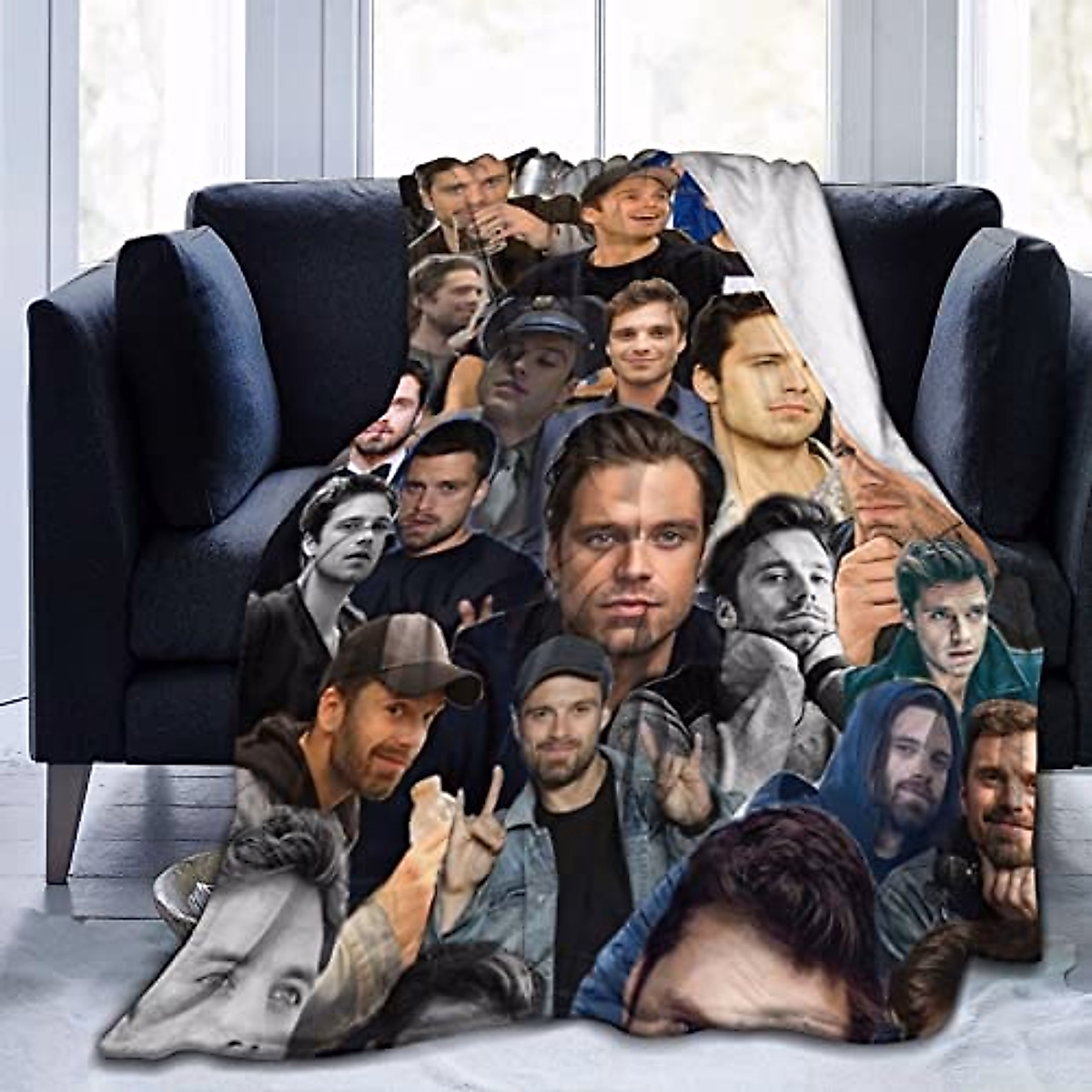 Patte Ultra-Soft Plush Lightweight Throw Blankets Micro Fleece for All Seasons Living Room Suitable Adults and Children to Use 50inchX40inch, Black-1