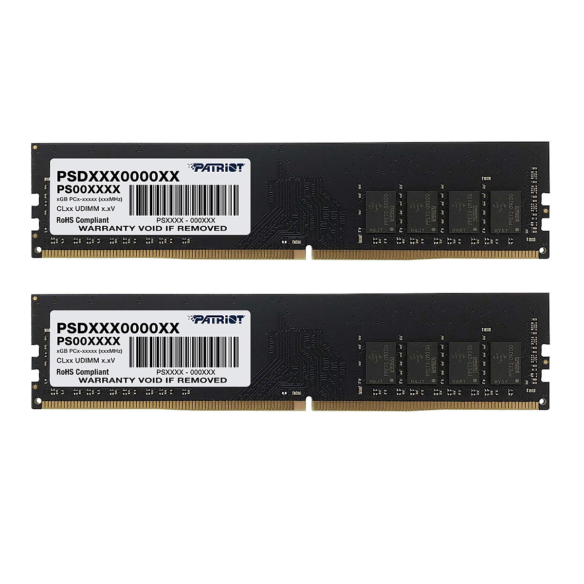 Patriot Memory Signature DDR4 8GB (2x4GB) 2666MHz (PC4-21300) Dual Channel Memory Kit PSD48G2666K