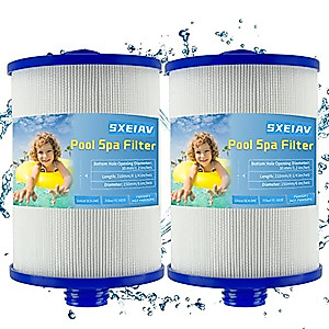 Spa Filters Replacement for Unicel 6CH-940, PWW50P3 Spa Filter for Hot Tub PWW50P3 Filters,for Filbur FC-0359,for Waterways 817-0050,Screw in SAE Thread Filter (2Pcs)