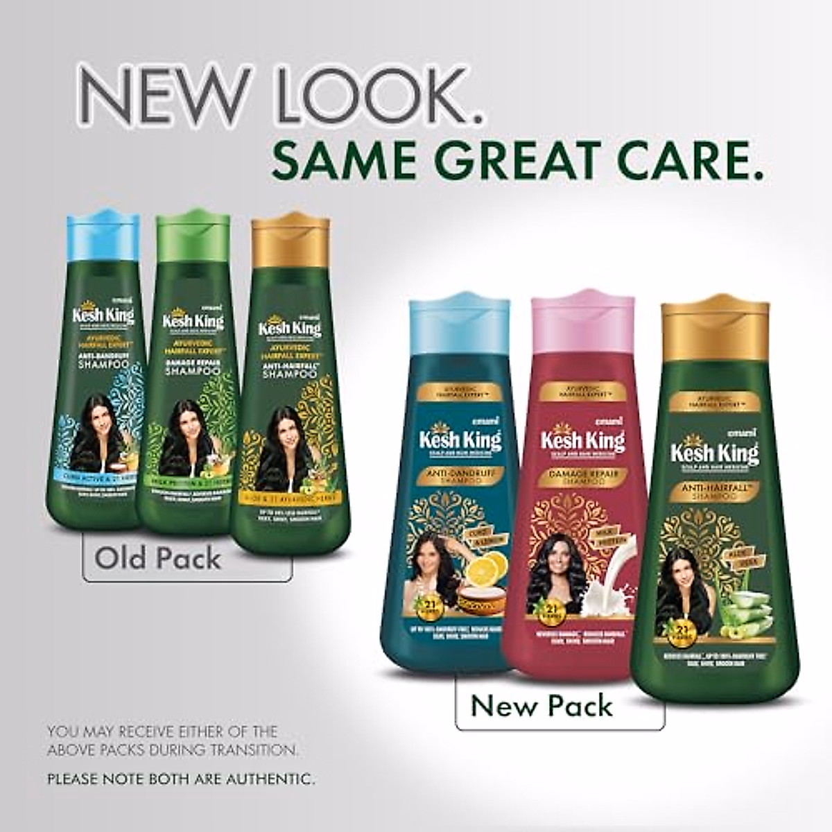 KESH KING Anti Hairfall Shampoo | with Ayurvedic Herbs & Aloe Vera | Provides Healthy Nourished Scalp | for Shiny Smooth Hair | 11.49 Fl Oz/340ml