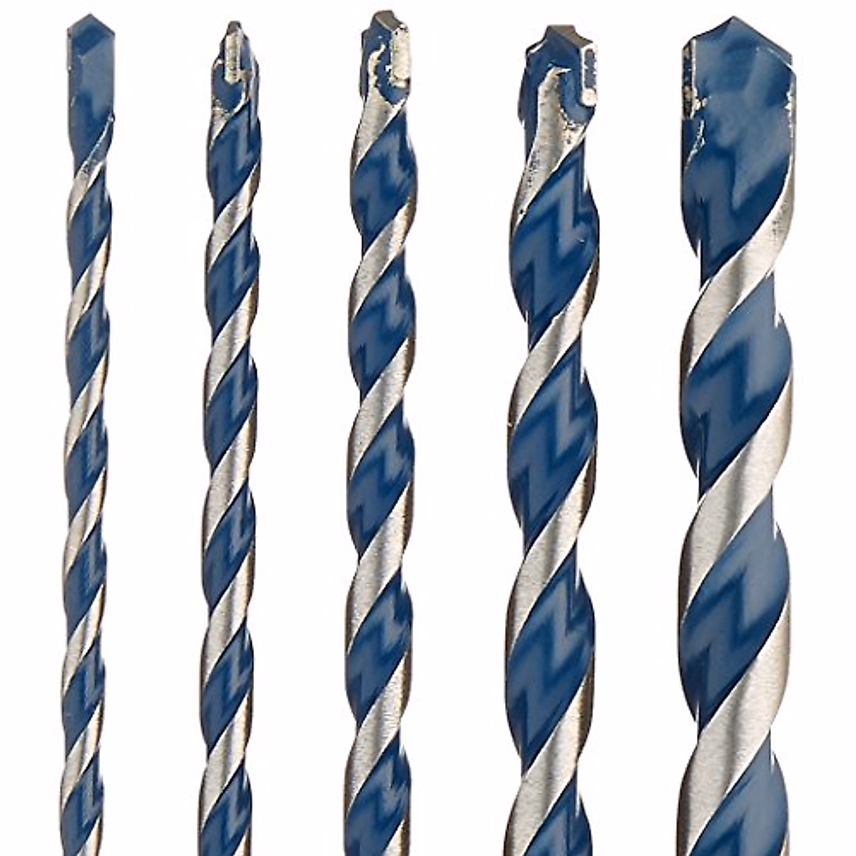 Bosch HCBG501T BlueGranite Turbo Carbide Hammer Drill Bit Set (5 Piece)