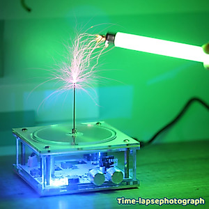 Joytech Music Tesla Coil Arc Plasma Loudspeaker Wireless Transmission Experiment Desktop Toy Model SSTC SS03