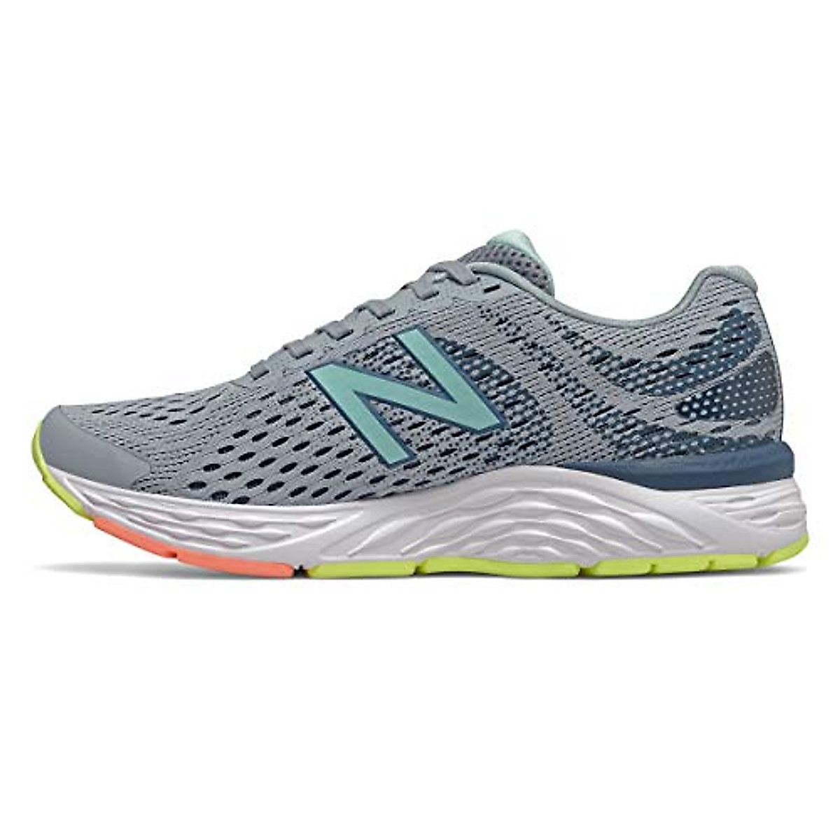 New Balance Women's 680 V6 Running Shoe, Light Slate/Stone Blue, 6.5 M US