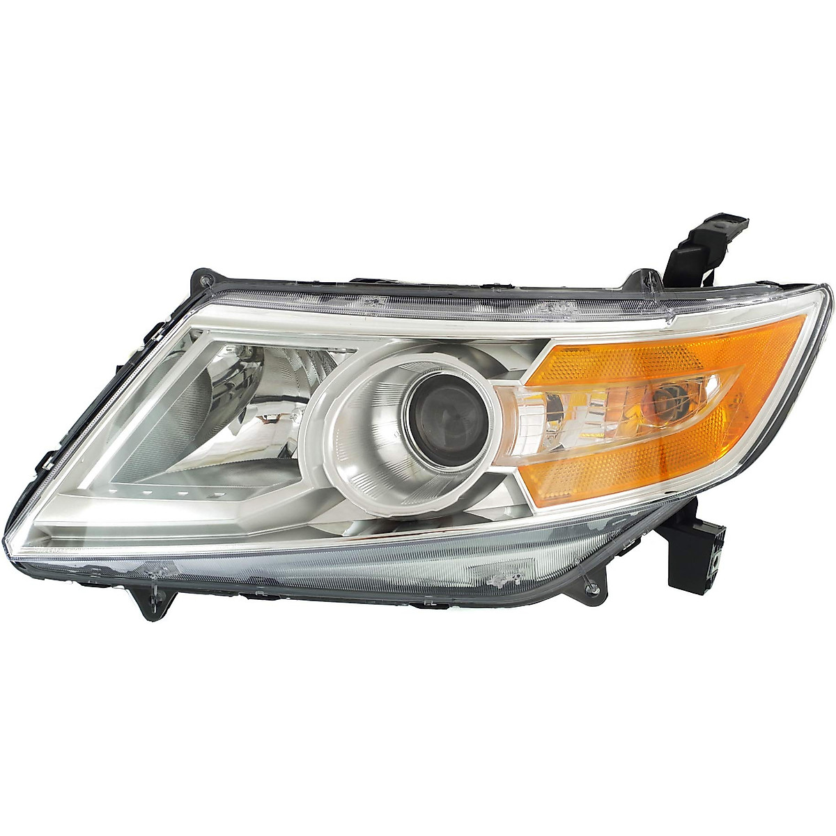 Evan Fischer Headlight Set of 2 Compatible With 2011-2013 Honda Odyssey OE comparable Halogen Direct Fit Driver and Passenger Side
