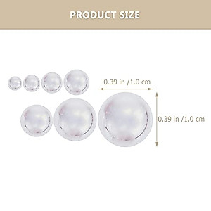 Ciieeo Nail Accessories Nail Accessories Ornament Crafts 1 Box of Decorative Nail Pearls Multi-Function Craft Peals Convenient Peals Nail Accessory Nail Tech Accessories Pearl Beads Pearl Beads