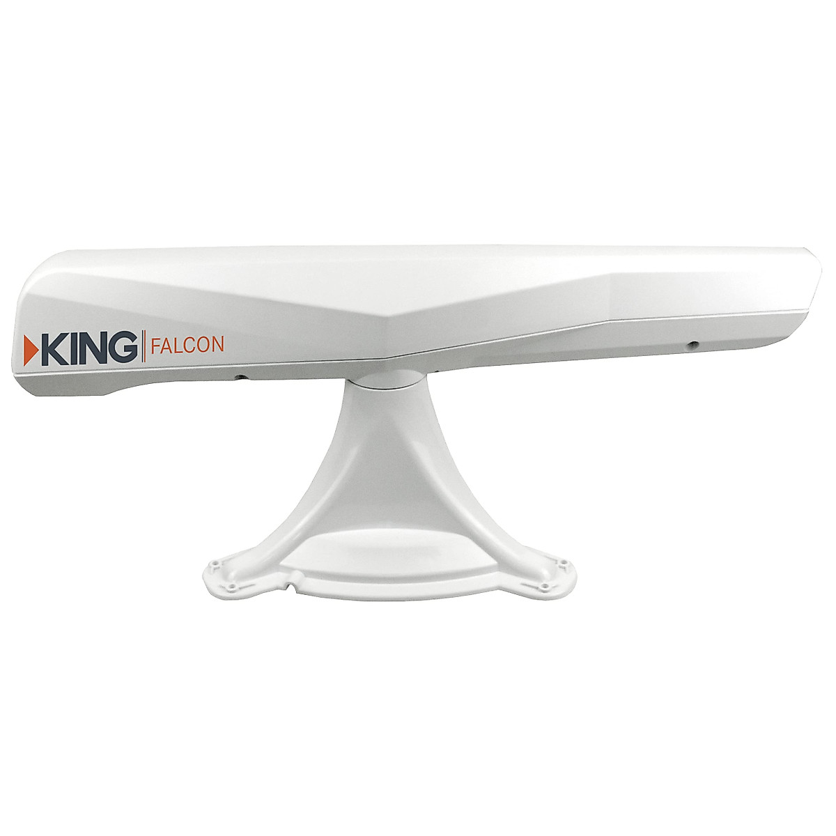 KING KF1000 Falcon Automatic Directional WiFi Antenna with WiFiMax Router and Range Extender - White
