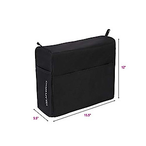 YELAIYEHAO Single Serve Coffee Makers Cover for Keurig Coffee Maker K-Slim (black, 15.5"X5.5"X12")