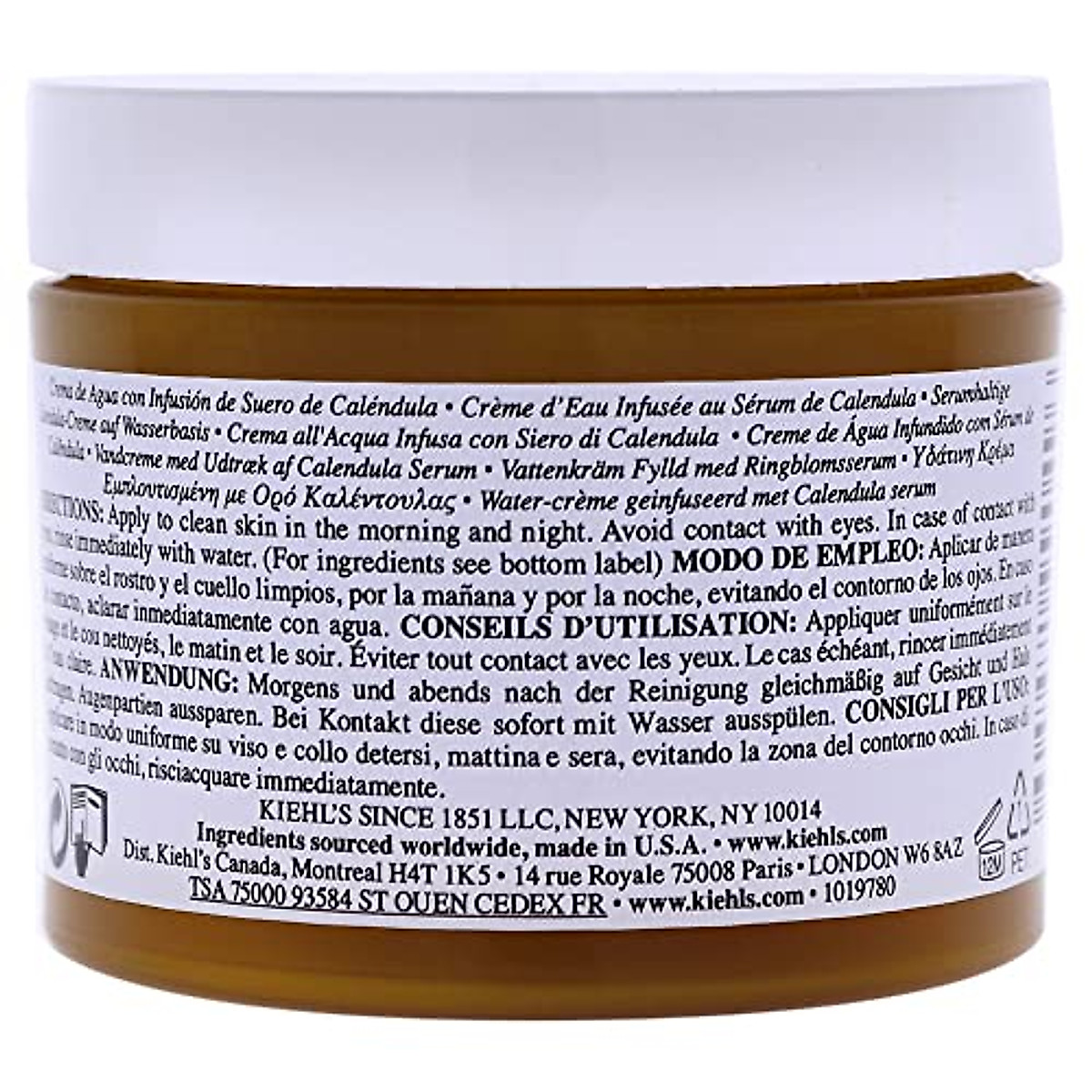 Kiehl's Calendula Serum-Infused Water Cream, 3.4 Ounce