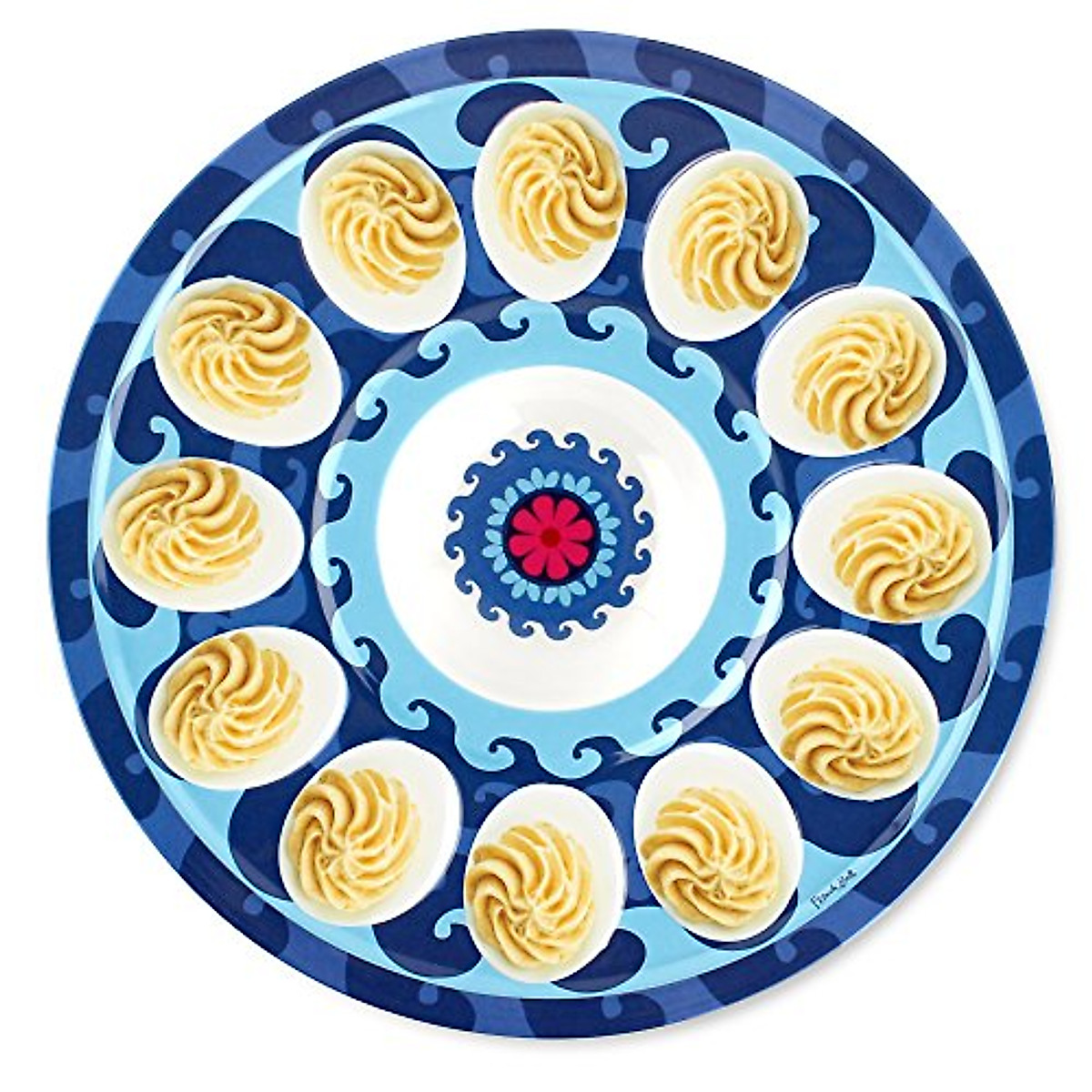 French Bull 12" Egg Tray - Melamine Dinnerware - Platter, Dish, Serving, Deviled, Easter - Sus