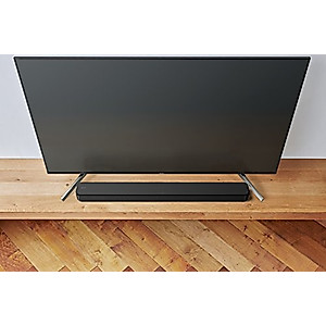 Sony S100F 2.0ch Soundbar with Bass Reflex Speaker, Integrated Tweeter and Bluetooth, (HTS100F), easy setup, compact, home office use with clear sound black