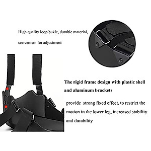 Jewlri Short Air Walker Fracture Boot Walking Protection Boot Inflatable with Aluminum Brackets for Broken Foot Fractures Sprains fits Left or Right Foot Ankle Medium