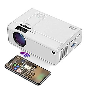 XDCHLK T4 Mini Projector 3600 Lumens Support Full 1080P LED Proyector Big Screen Portable Home Theater Smart Video Beamer ( Color : E )