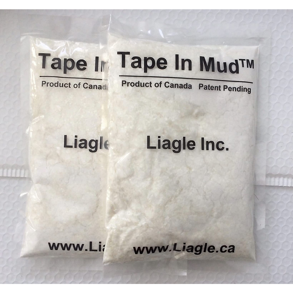 Liagle Tape in Mud™ - Drywall Tape Alternative Tapeless Drywall Finishing- Finish Drywall Joints Without Tape-Save 40% of Labor - Fibre Reinforcement additive 2 Bags/Pack