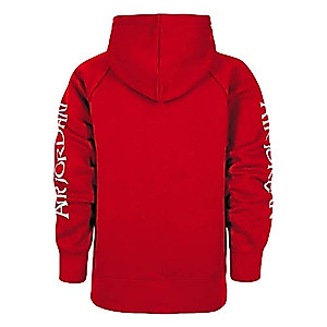 Nike Air Jordan Big Boys' Jumpman Classics Pullover Hoodie (Small, Gym Red)