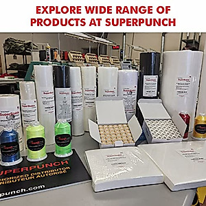 Super B Polyester Embroidery Thread, 40wt Large Spool 5000m, Embroidery Thread for Commercial & Domestic Machine, 175 Popular Colors Machine Embroidery Thread, 100% Polyester - White 010