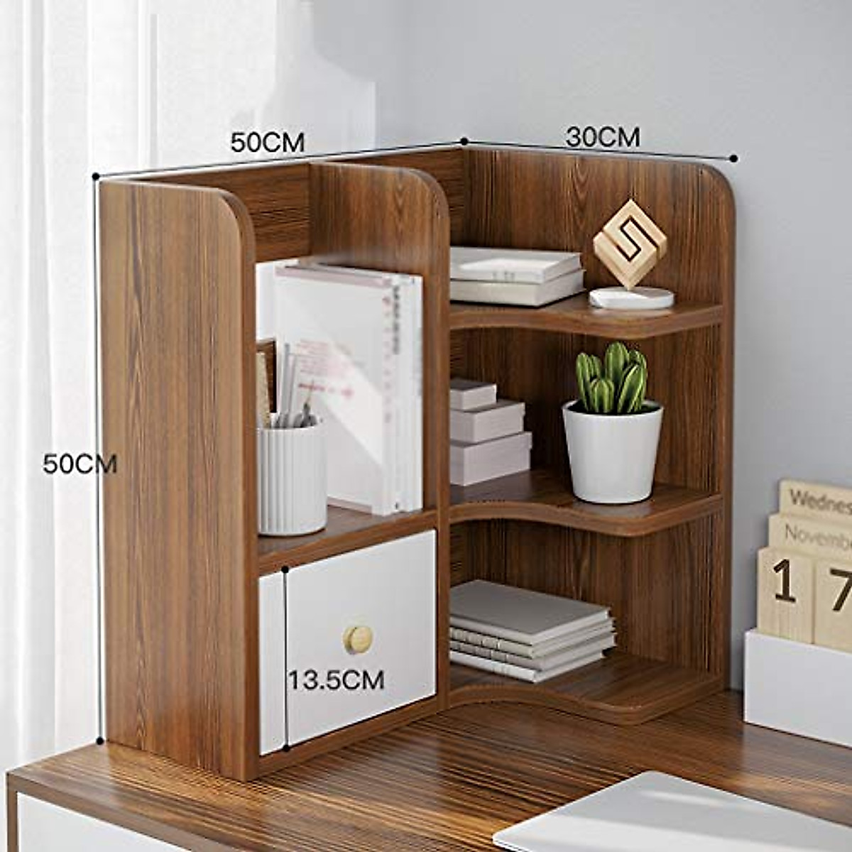 MUMUJIN Drawer Bookshelf - Stylish Storage Solution