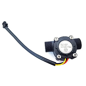 Kiro&Seeu 1/2" Water Flow Hall Sensor Control Switch Fluid Flow Meter Flowmeter Counter 1-30L/min
