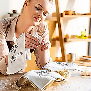 b.still Easter Kitchen Dish Towels, Happy Easter Kitchen Dish Towels 18 x 28 Inch, Seasonal Ultra Absorbent Drying Hand Cloth Tea Towels for Cooking Baking, Bathroom, Set of 3