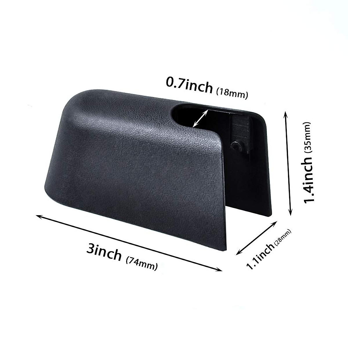 OTUAYAUTO 7T4Z-17C526-B Rear Wiper Arm Cap Cover - for Ford Edge, Lincoln MKX 2007-2014 - Rear Hatch Window Wiper Arm Cover