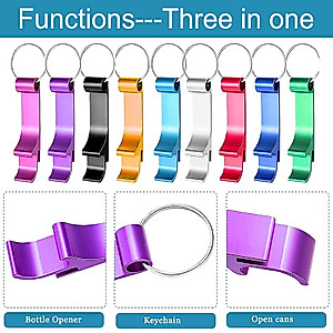 50Pcs Custom Bottle Opener Bulk Personalized Bottle Opener Keychain with Logo Text Engraved Customized Wedding Party Favors Baby Shower Gifts for Guests