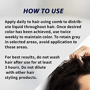 Clubman Pinaud Youthair Liquid with Hair Conditioner and Groomer, Natural Grey Blending and Hair Care, 8 Fl Oz