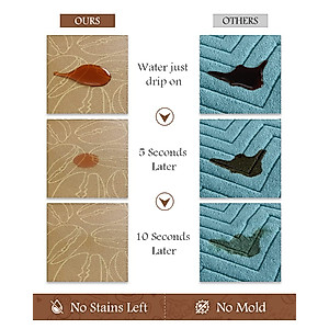 AMOAMI-Coffee Mat-Coffee Bar Accessories-Absorbent Stain Resistant Drying Mat Fit Under Coffee Maker Machine Coffee Pot Tray Espresso Machine-Coffee Station Accessories and Decor-12”x19”