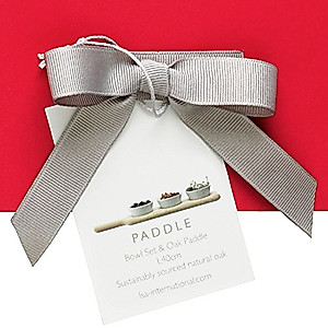 LSA PX04 Paddle Bowl Set & Oak Paddle L15.75in W3.5in