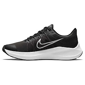 Nike Women's Sports Running, Black White Dk Smoke Grey Lt Smoke, 8.5