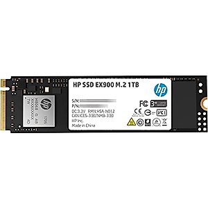 HP EX900 M.2 2280 1TB PCI-Express 3.0 x4 3D TLC Internal Solid State Drive (SSD) 5XM46AA#ABC