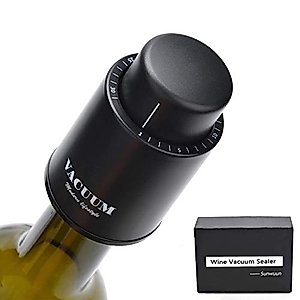 [2 PACK]Wine Bottle Stoppers,Real Vacuum Wine Stoppers,Reusable Wine Preserver,Wine Corks Keep Fresh,Best Gifts for Wine Lovers for christmas gifts.