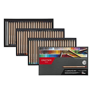 Caran d'Ache Luminance 6901 Clr Pncl Set 76 Artist Rng