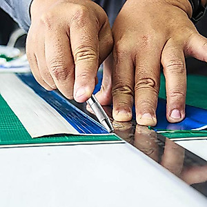 5 Pieces 360 Degree Swivel Craft Knife Rotating Replacement Blade Circle Cutting Knife Tool with Box for Vinyl Paper Foam Crafts