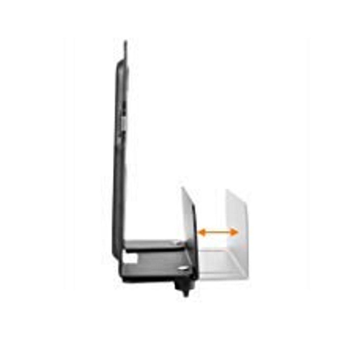 Mount Plus MP-06-02 Cable Box Mount, Modem Mount | Adjustable Wall Mount for Small and Wide Devices | Media Players, Cable Boxes, Modems, DVD Players | Game Console Such As PS3, PS4, Xbox One S (Wide)