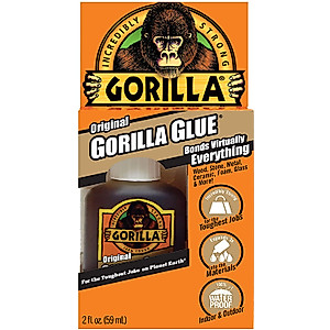 16 Pack Gorilla Glue 50002 Multi-Purpose Waterproof Gorilla Glue Adhesive 2-oz Bottles by Gorilla Glue
