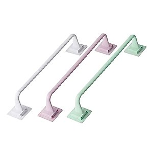 OSALADI Towel Rack Wall Towel Holder Towel Rack with Shelf Towel Organizer Holder Bathroom Towel Rail Adhesive Towel Rack Towel Rods Wall-Mounted Towel Racks Creative Versatile Rack 3pcs
