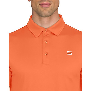 Men’s Untucked Golf Polo Shirts - The Perfect Length, Quick Dry, 4-Way Stretch Fabric. Moisture Wicking, UPF 50+ Protection