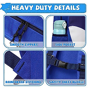 VASCHY Toddler Kids Backpacks, Cute Water Resistant Little Boys Daycare Bags for Kindergarten,Rucksack School bag Bookbag for Children Shark