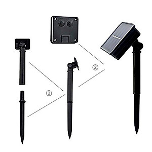 CHNOOI 72ft 22M 200 LED Solar Light Bar Home Garden Copper Wire String Lights Fairy Outdoor Solar Powered Christmas Party Decoration (Size : 12m)