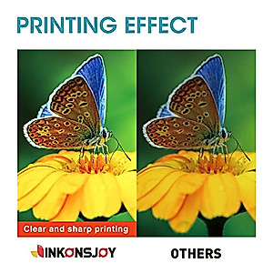 INKONSJOY Remanufactured 67XL Ink Cartridges Black/Color Combo Pack -67 Ink Cartridge for DeskJet 2700 2725 2752 2755 2732 Plus 4100 4152 4155 4140 Envy 6000 6055 6052 Pro 6400 452 6455 Replacement