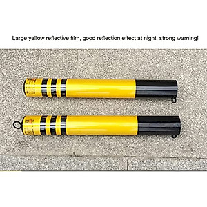 HEIMP Parking Post, Parking Barrier, for Parking Lot Parking Post Road Parking Lot, Parking Space Lock Thickened Post Type Parking Space Lock and Floor Lock Parking