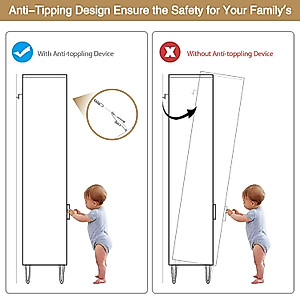 Anbuy White Bookshelf, 3 Tier Tall Bookcase with Doors, Storage Wood Shelves Modern Bookcases, Library Book Case for Living Room Bedroom Home Office Kitchen