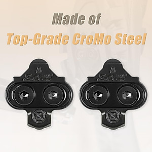 CyclingDeal Bike Cleats Compatible with Shimano MTB SPD Pedals SM-SH51 SM-SH56 - for Indoor Cycling Spinning & Mountain MTB Bicycle Shoes - 1 Pair of Multi-Release with Shoe Plates