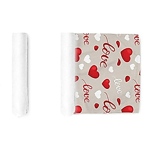 My Little Nest Hand Towels for Bathroom Elements Valentine's Day Hearts Absorbent Small Bath Towel Soft Kitchen Towels Fingertip Towel for Guest and Bar 30 x 15 inch