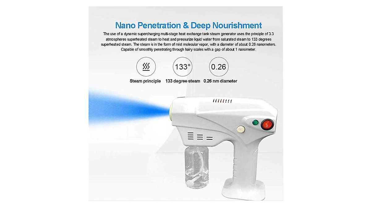 XSWL Portable Nano Steam Gun for Hair Care