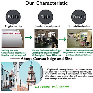 ZIMARO Quadri Moderni Stampe su Tela Poster Stampe Immagine Famoso dipinto Nebbia mattutina a Les Andelys di Felix Edouard Vallotton per Soggiorno 60x90cm