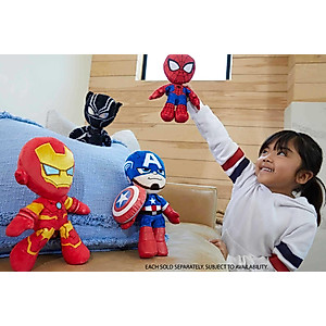 Mattel Marvel Spider-Man Plush Character Figure, Super Hero Soft Doll in Classic Suit, 8 Inches Tall